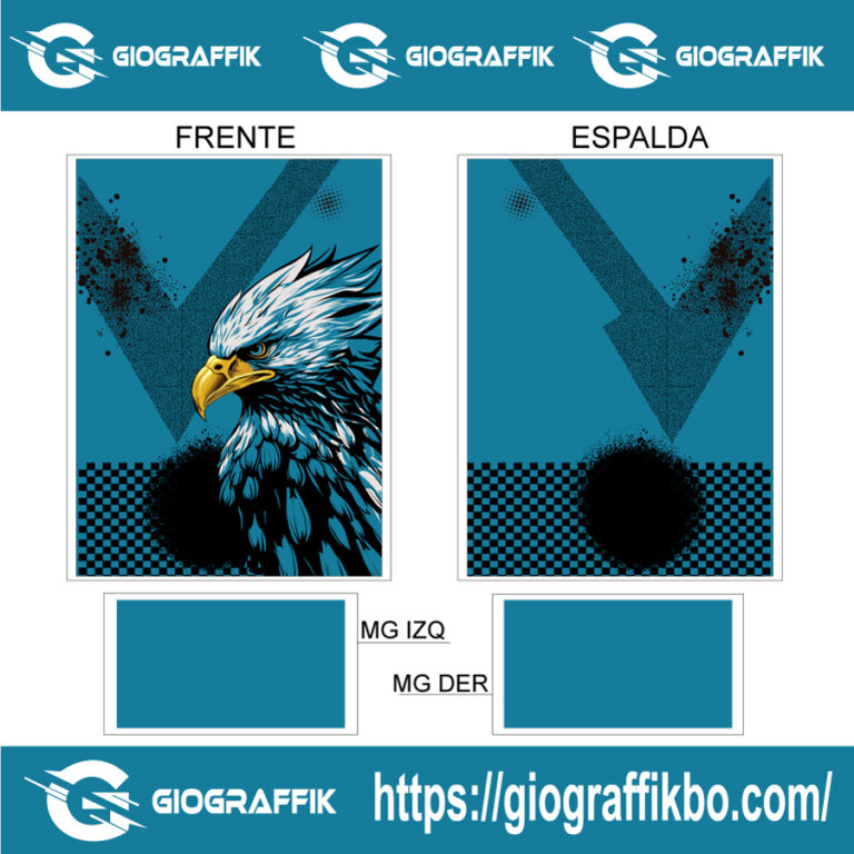 AGUILA V BLACK GRUNGE CUADRADOS - Giograffikbo