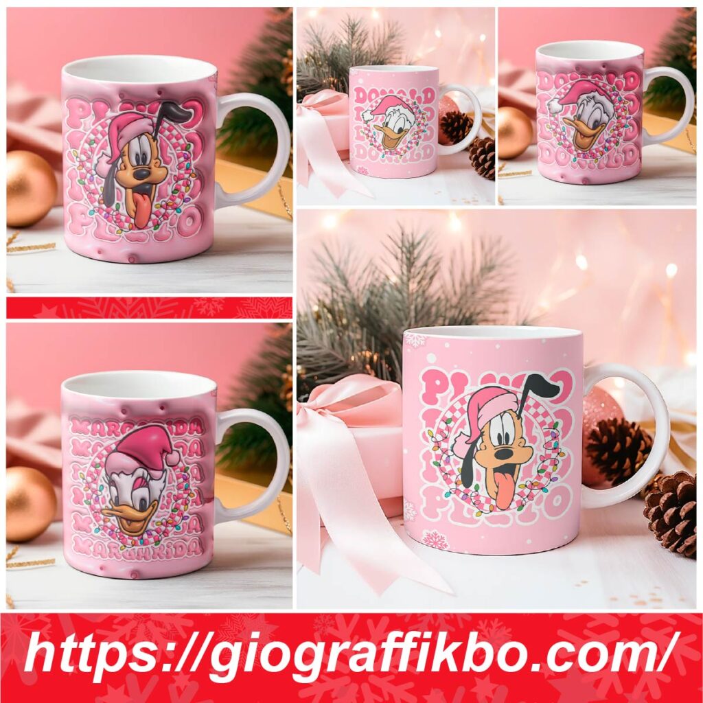 !DISEÑOS DE MICKEY MOUSE FAMILIA FEMENINO 3D INFLADO - Giograffikbo
