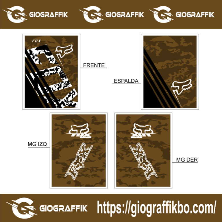 FOX GRUNGE CAFE LINEAS BLACK - Giograffikbo