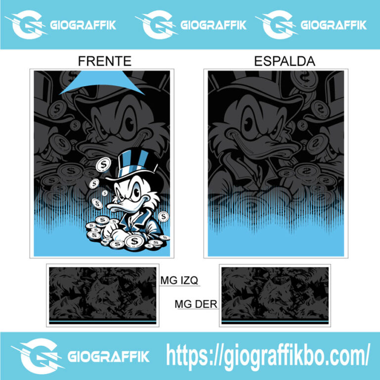 TIO PATO DONAL CELESTE RICO MONEDA PLATEADO - Giograffikbo